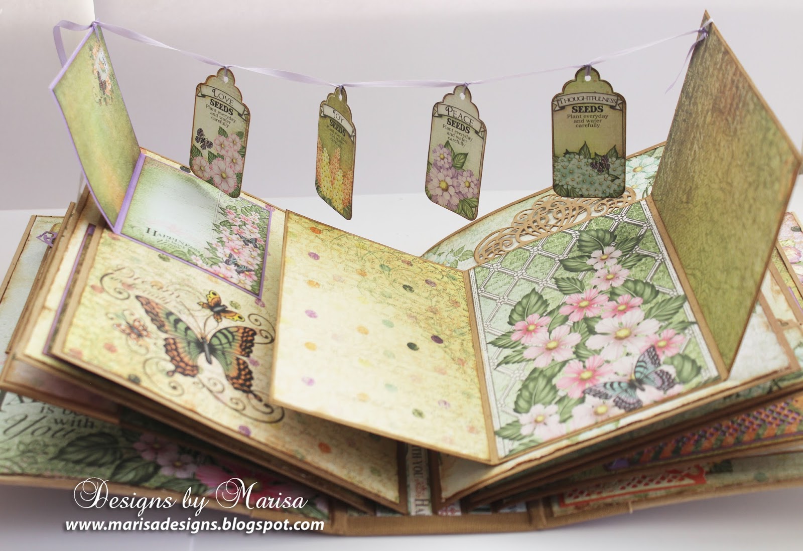 Designs by Marisa: Heartfelt Creations - 3D Flip Fold Album