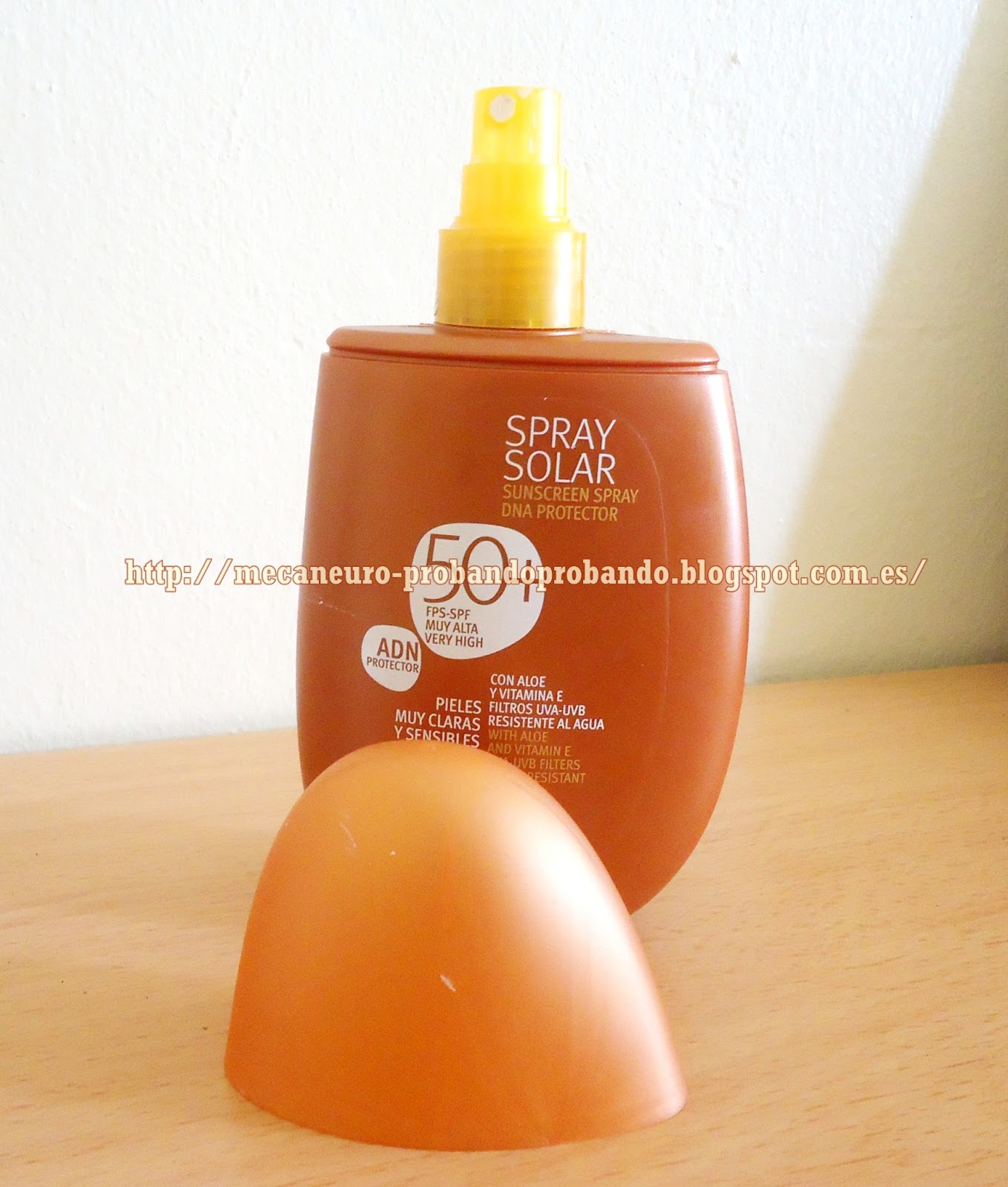 Probando, probando...: SOLCARE SPRAY PROTECTOR SOLAR F50