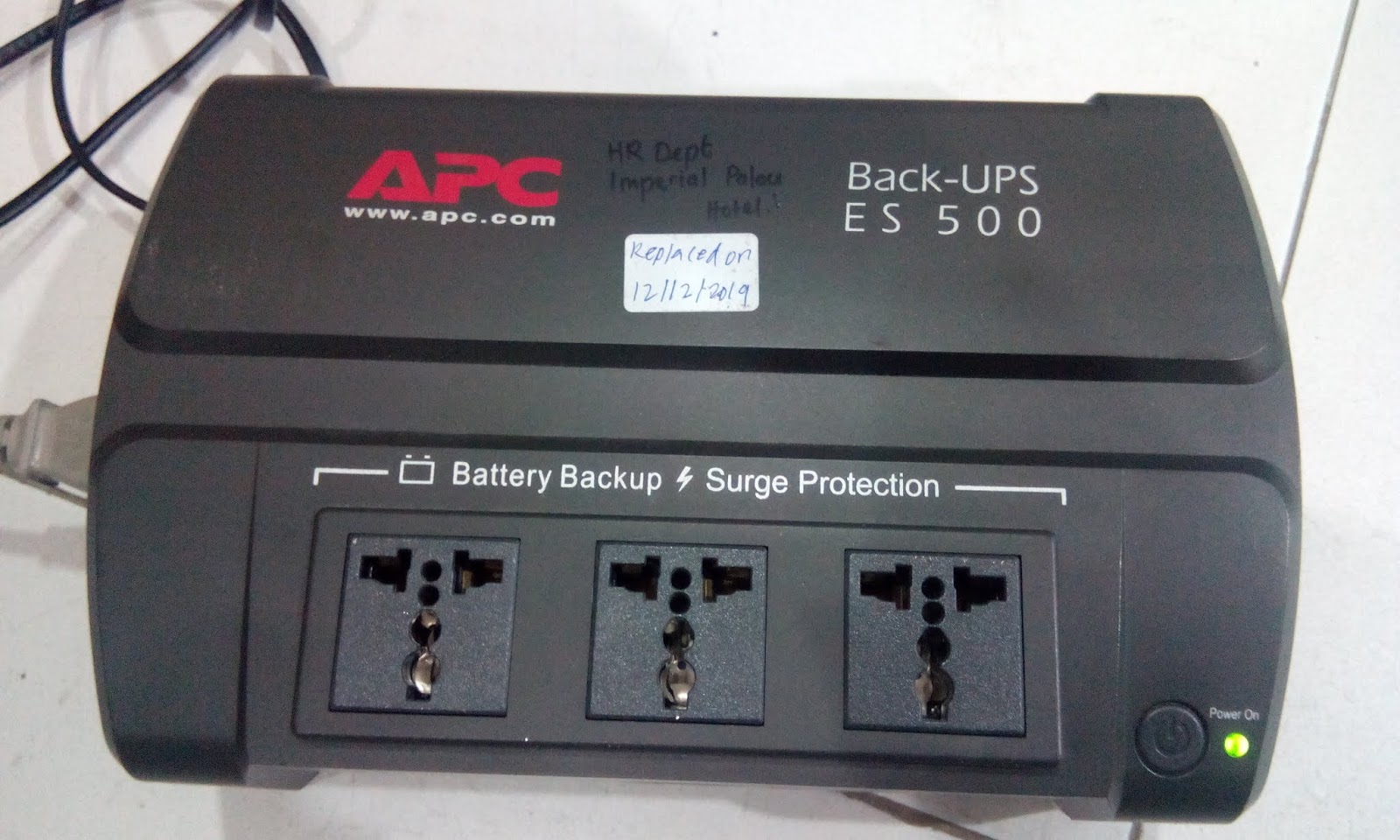 Life Begins at Forty: APC ES500 (UPS) repair