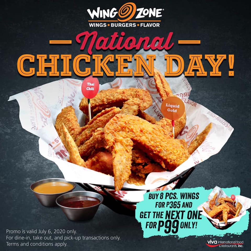 Manila Shopper: Wing Zone National Fried Chicken Day Promo: July 6 2020