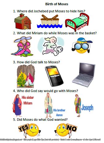 Bible Fun For Kids: Moses and the 10 Commandments