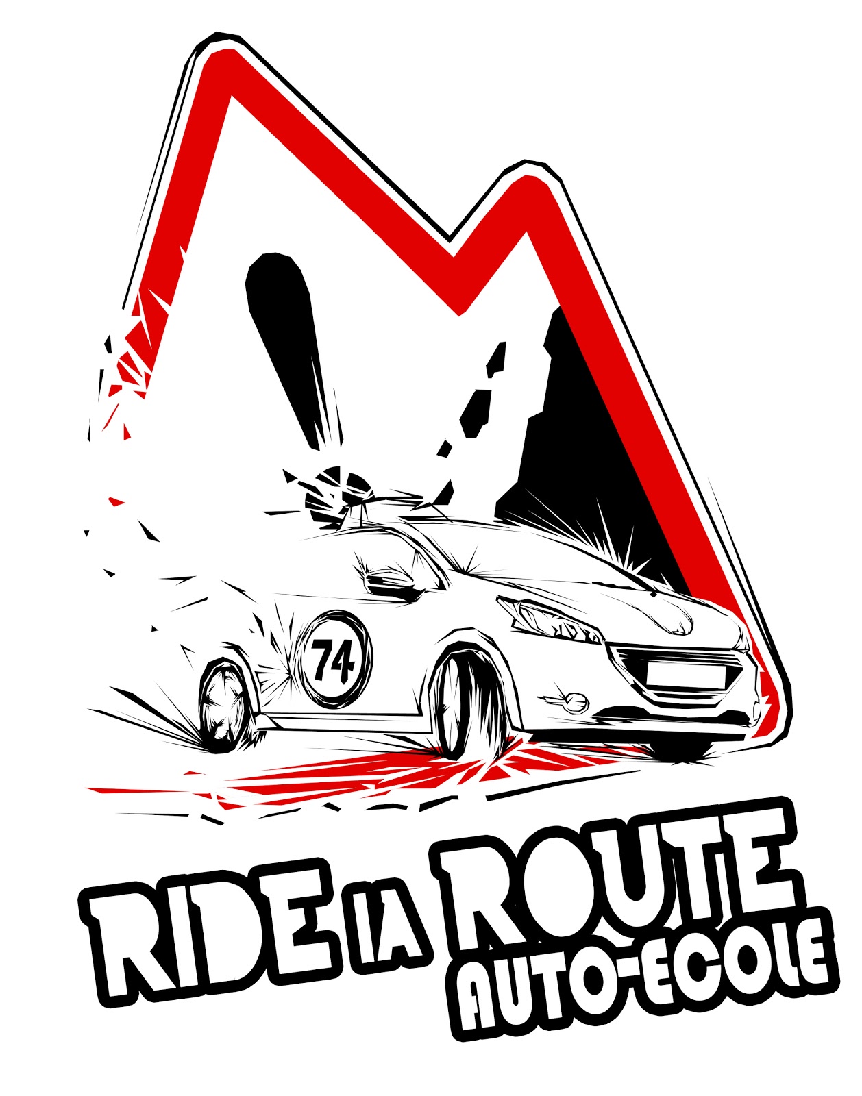 Logo pour une auto-école (provisoire, en attendant de la modifier)