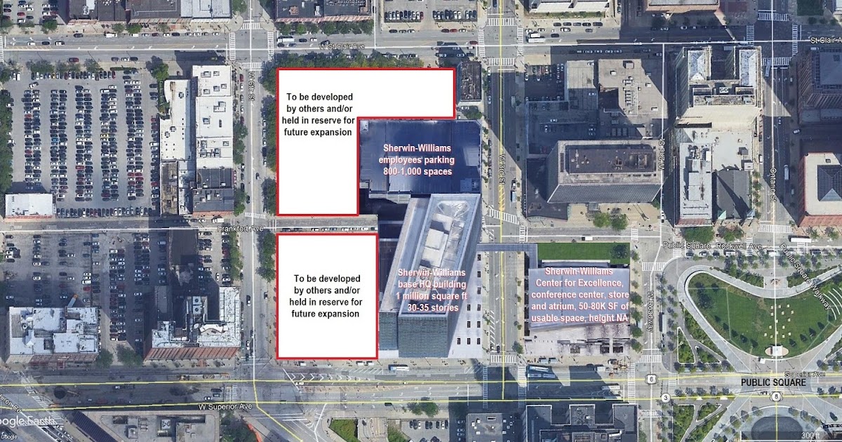 NEOtrans: Sherwin-Williams HQ site plan, buildings come into focus