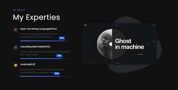 3 How To Make Skills Section Using Html And Css With
