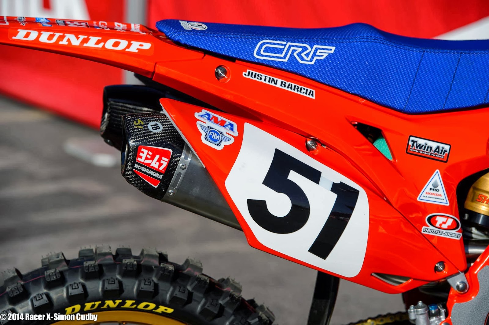 Racing Cafè: Honda CRF 450R "Tribute" J.Barcia Anaheim 2 - Supercross ...
