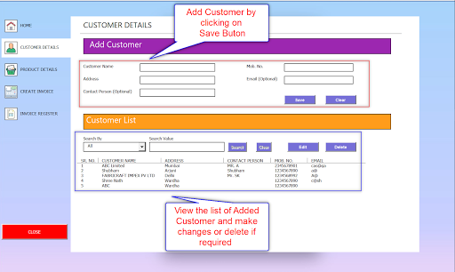 The Functions In Microsoft Excel Invoice Generator V2 Using Excel Userform