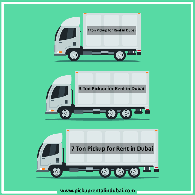 Pickup For Rent in Dubai: 3 Ton Pickup for Rent in Dubai - 0507699808