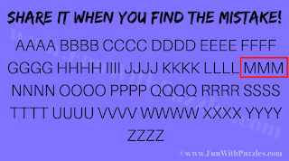 Find the Mistake Picture Riddle for Teens