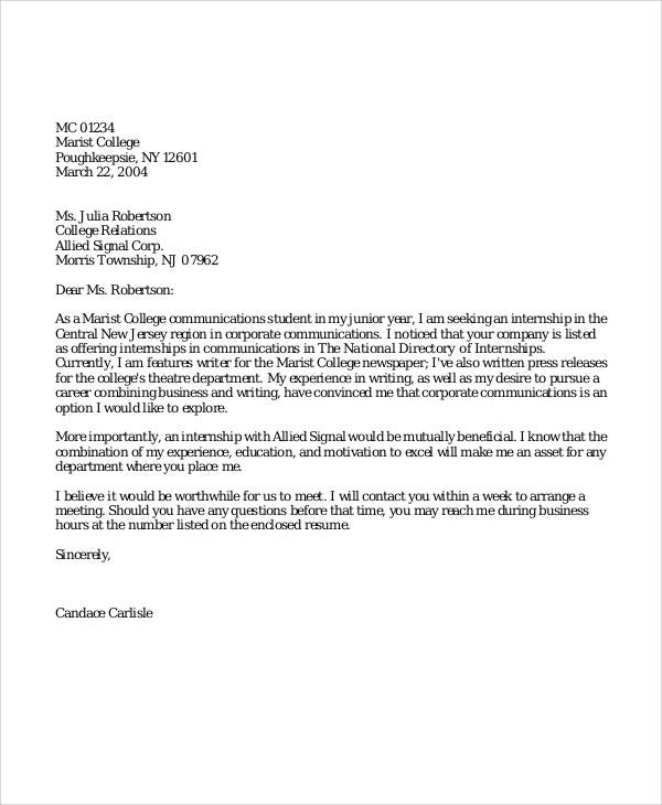 Practicum Cover Letter ~ Resume Letter