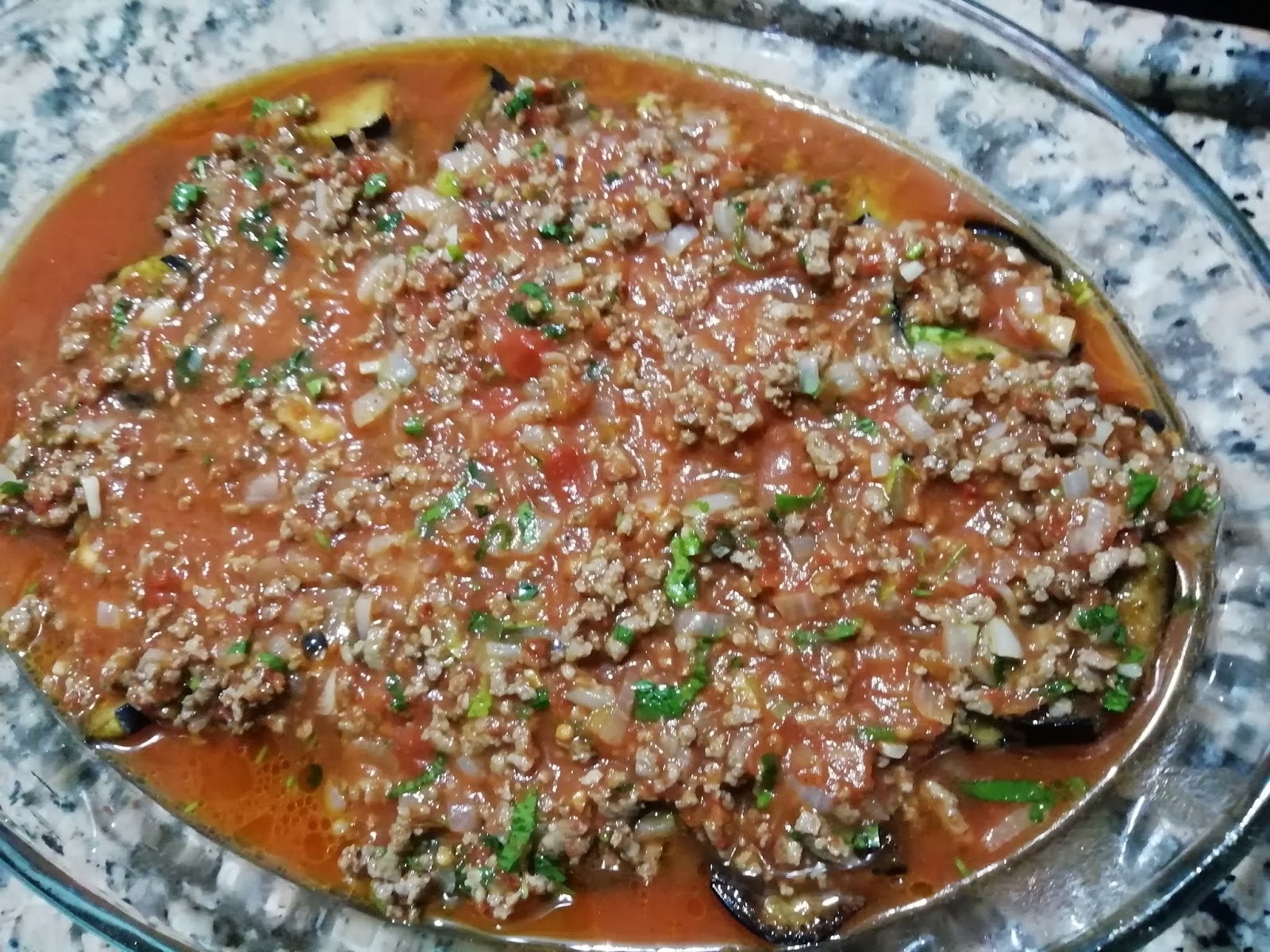 Fırında Patlıcan Musakka