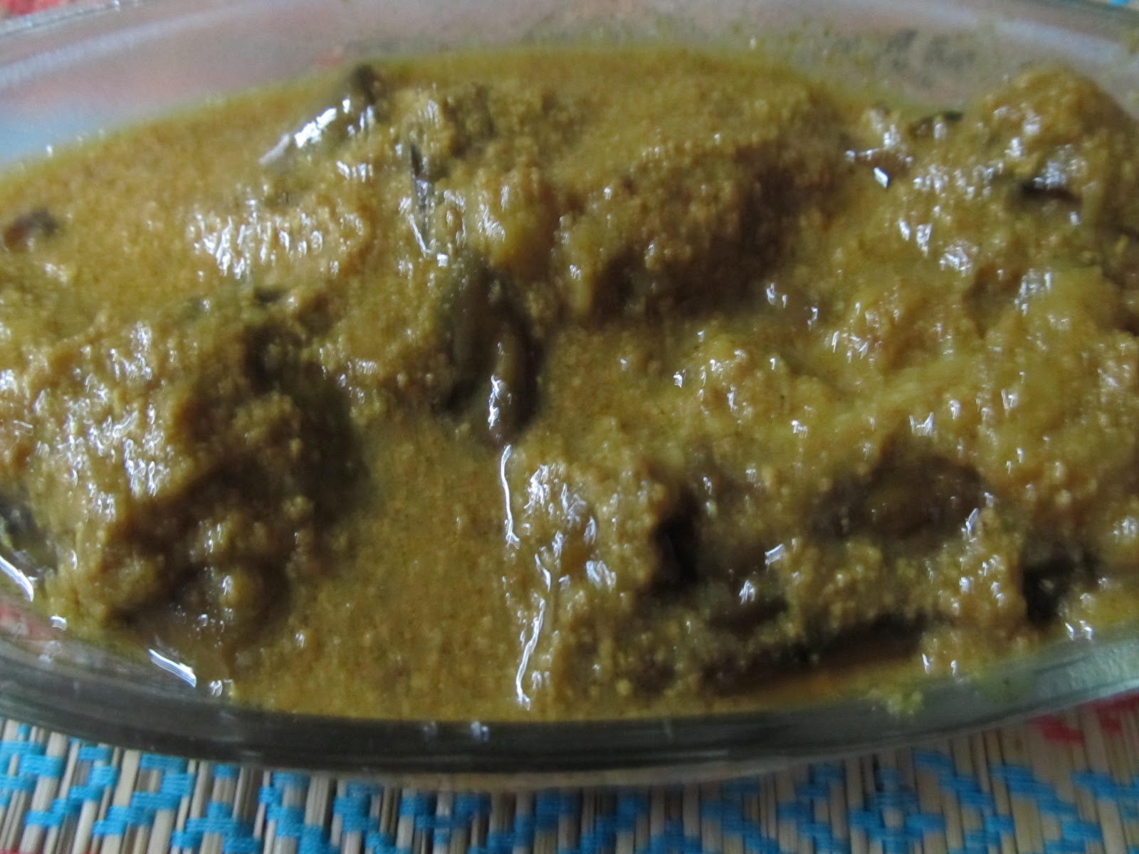 Aamader Blog: Begun Posto( Brinjals with poppy seed)