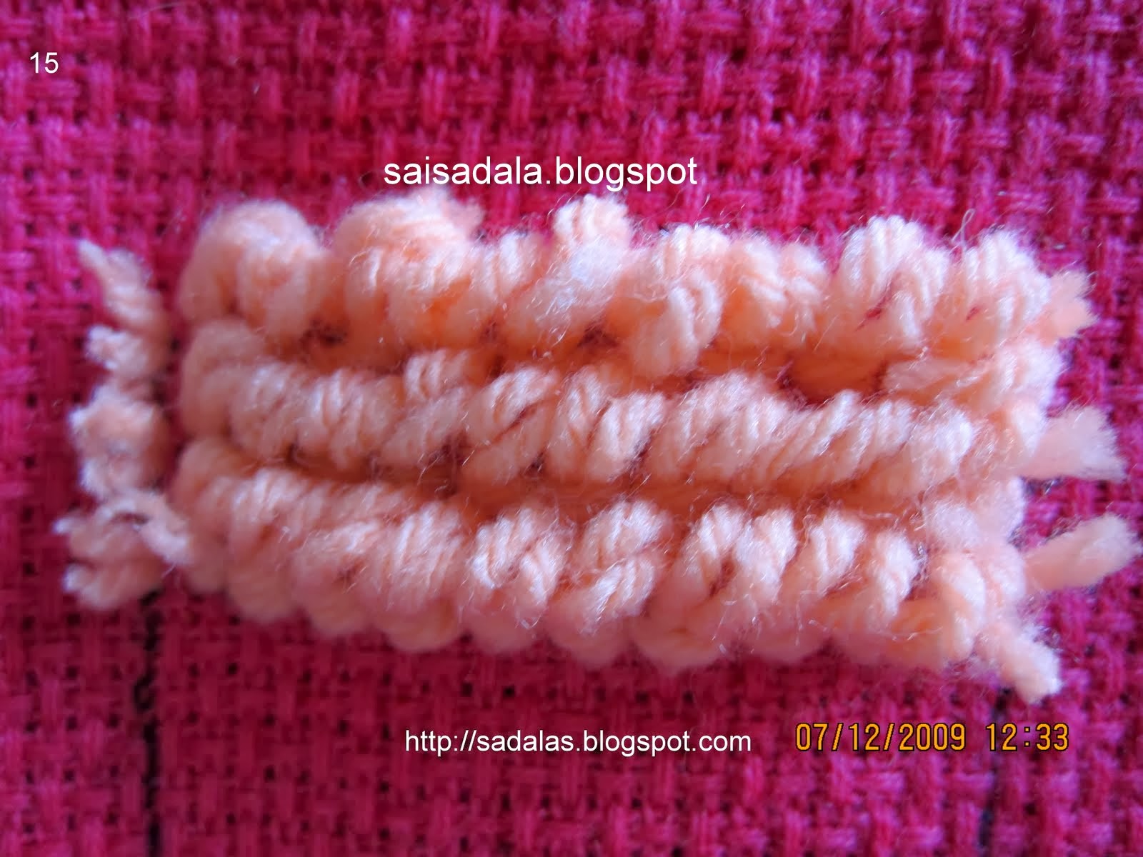 Sadala's Embroidery: Tutorial: Turkey Work