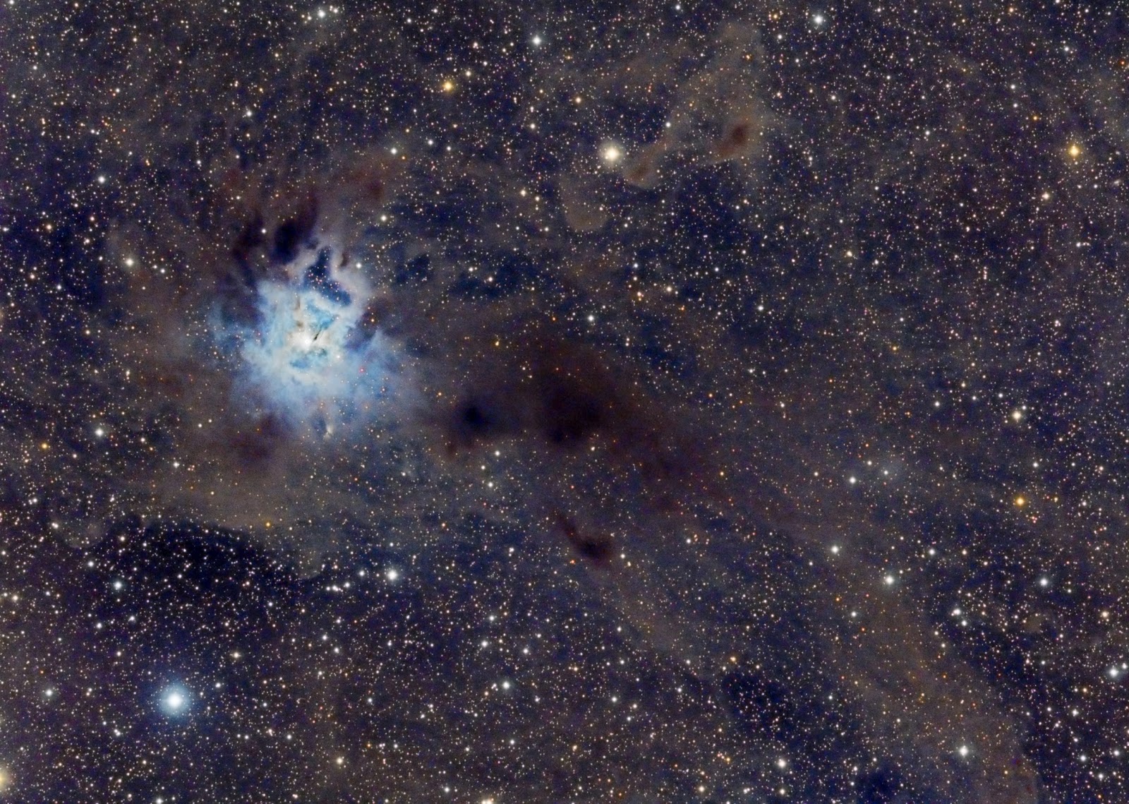 Astronomía desde Polop: Nebulosa Iris (NGC 7023)