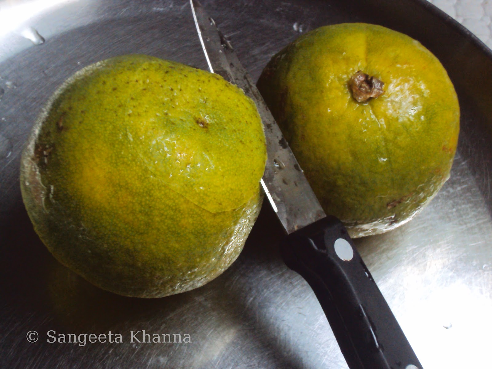 How to peel mosambi .....including the sweet lime into your fruit salads..