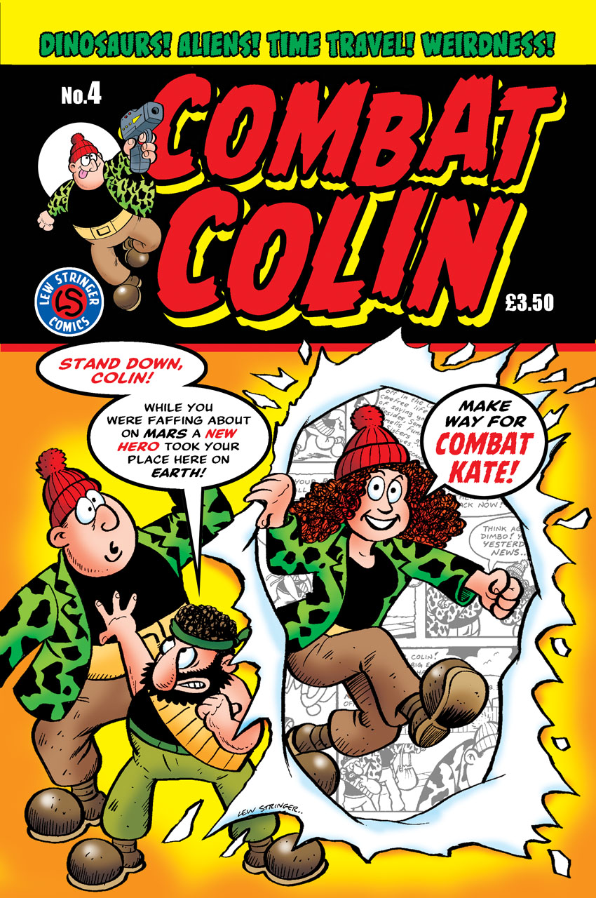 Lew Stringer Comics: Combat Colin on his way