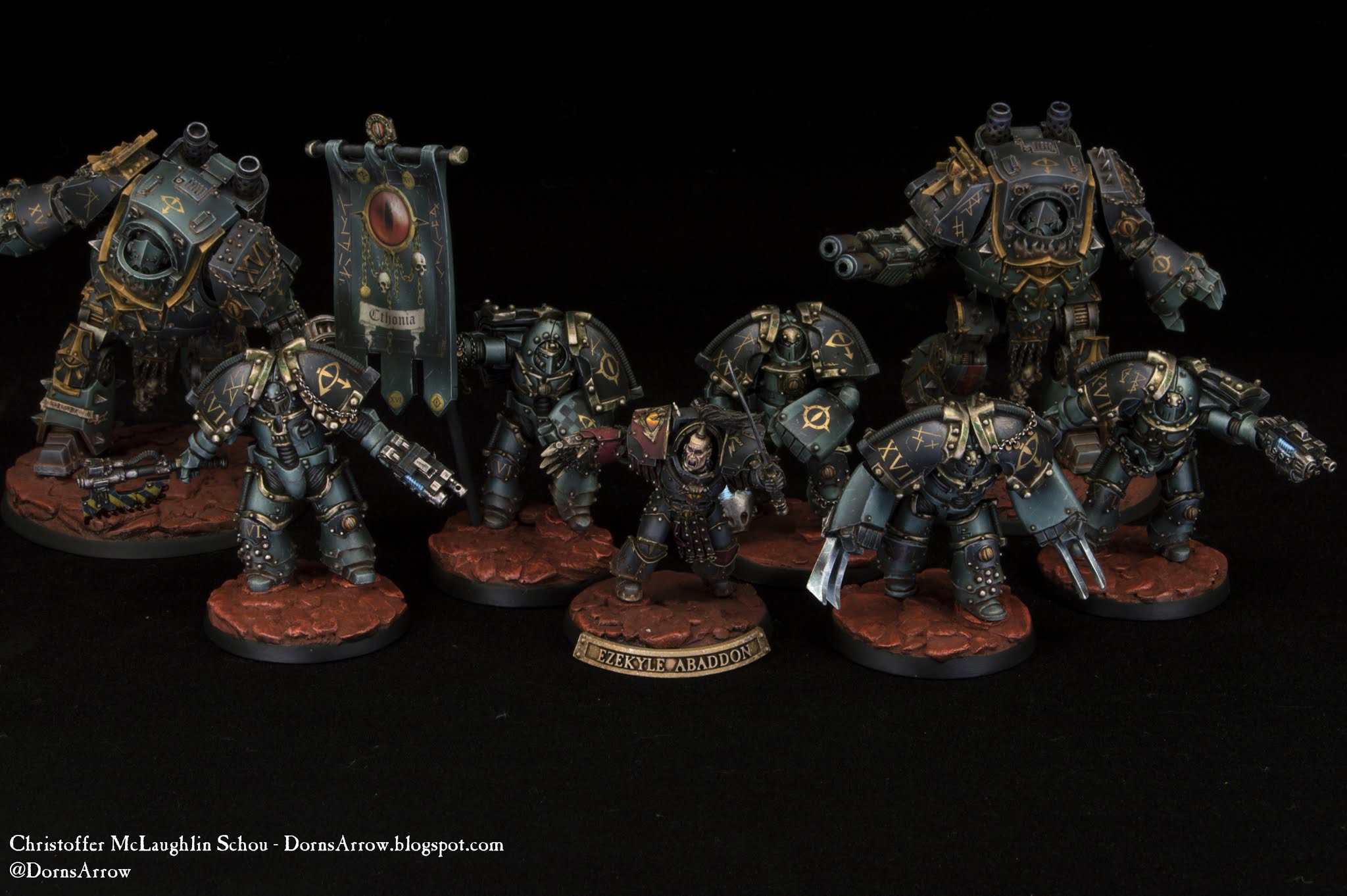 Dorn's Arrow: "Saturnine" Terminators - Sons of Horus - Aus30K (Mk 1 ...