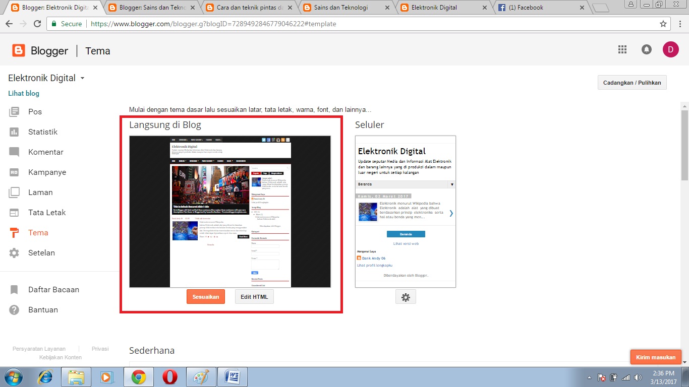 Perkaya blog kamu dengan tampilan template terbaik dan terbagus ...
