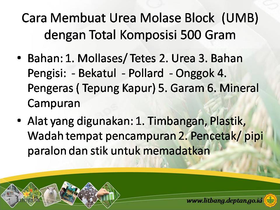 UMB-UREA MOLASES BLOCK