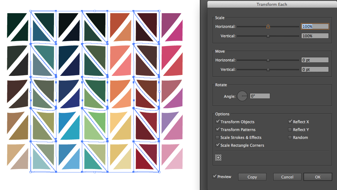 Document Geek: How to Recreate a Multi-colored Triangle Afghan Using ...