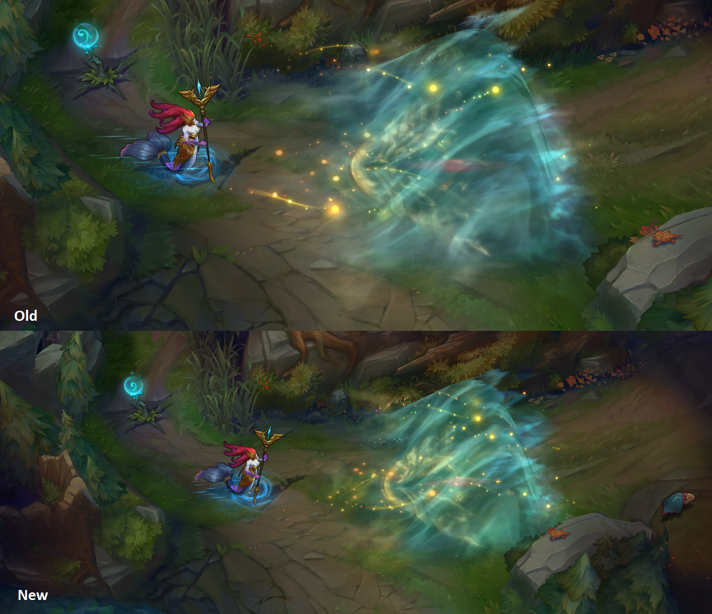 SKT Nami VFX Tweaks on PBE Today : r/NamiMains