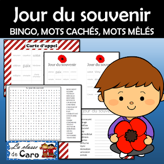 la classe de caro.: Le jour du souvenir