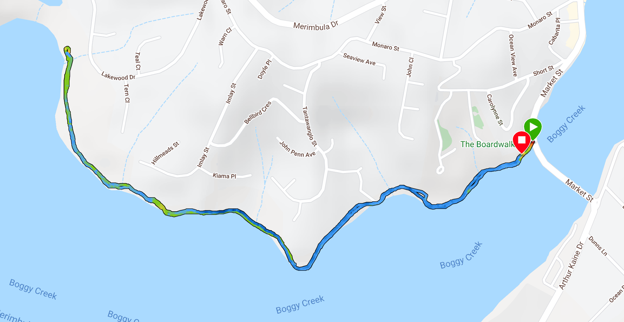 Phil's Bushwalking Blog: Merimbula Boardwalk