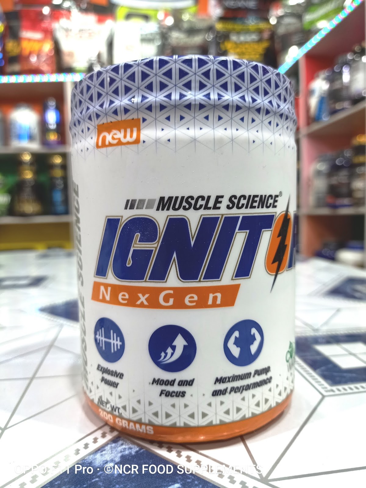 Muscle Science Ignitor Nitrox Pre-Workout, 300gm 34 Serving - NCRFS