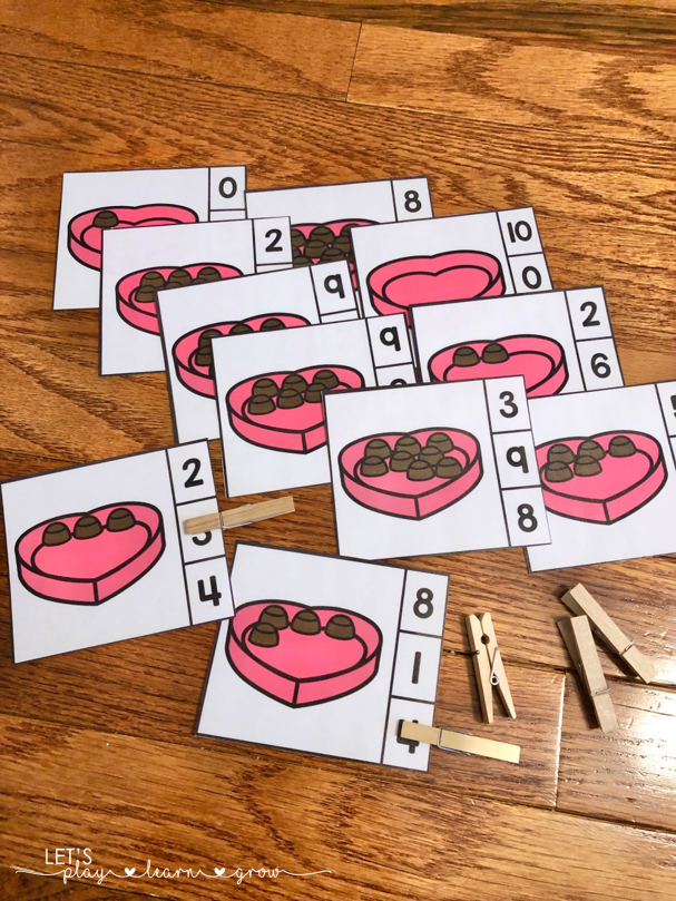 Valentine's Day Free Printables | Lets Play.Learn.Grow