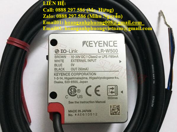 Cảm biến IO Link LR-W500 Keyence chính hãng Việt Nam