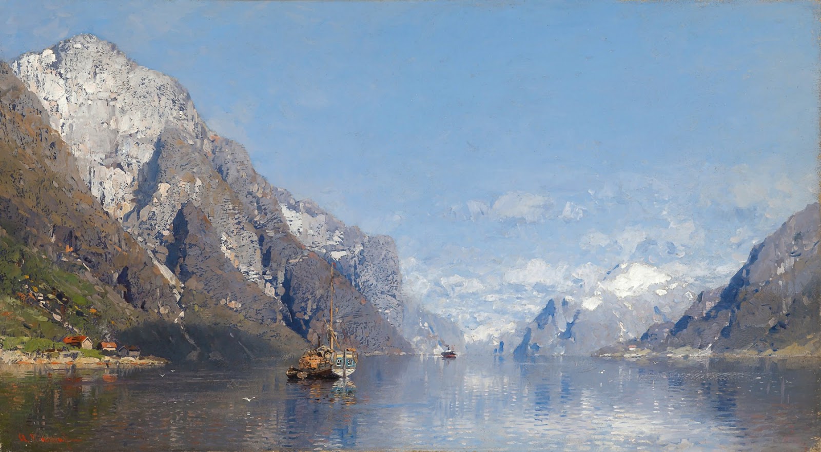 Georg Anton Rasmussen | Seascape painter | Tutt'Art@ | Pittura ...