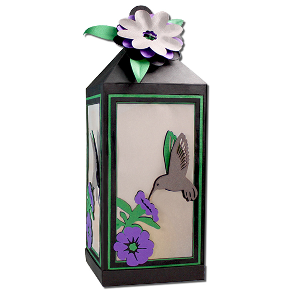 JMRush Designs: Hummingbird Lantern (Flameless)