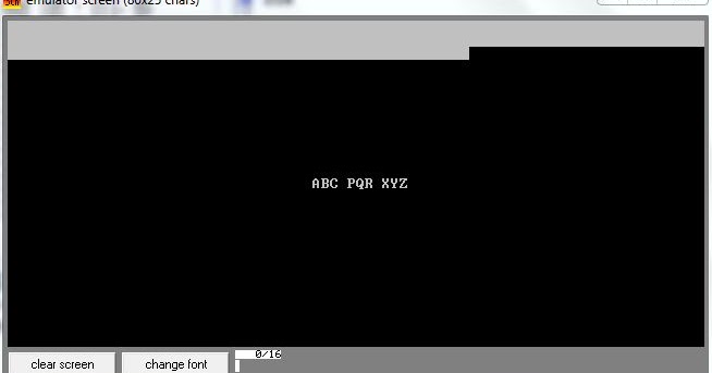 Education for ALL: 8086 ALP: Display STRING in the CENTRE of the screen