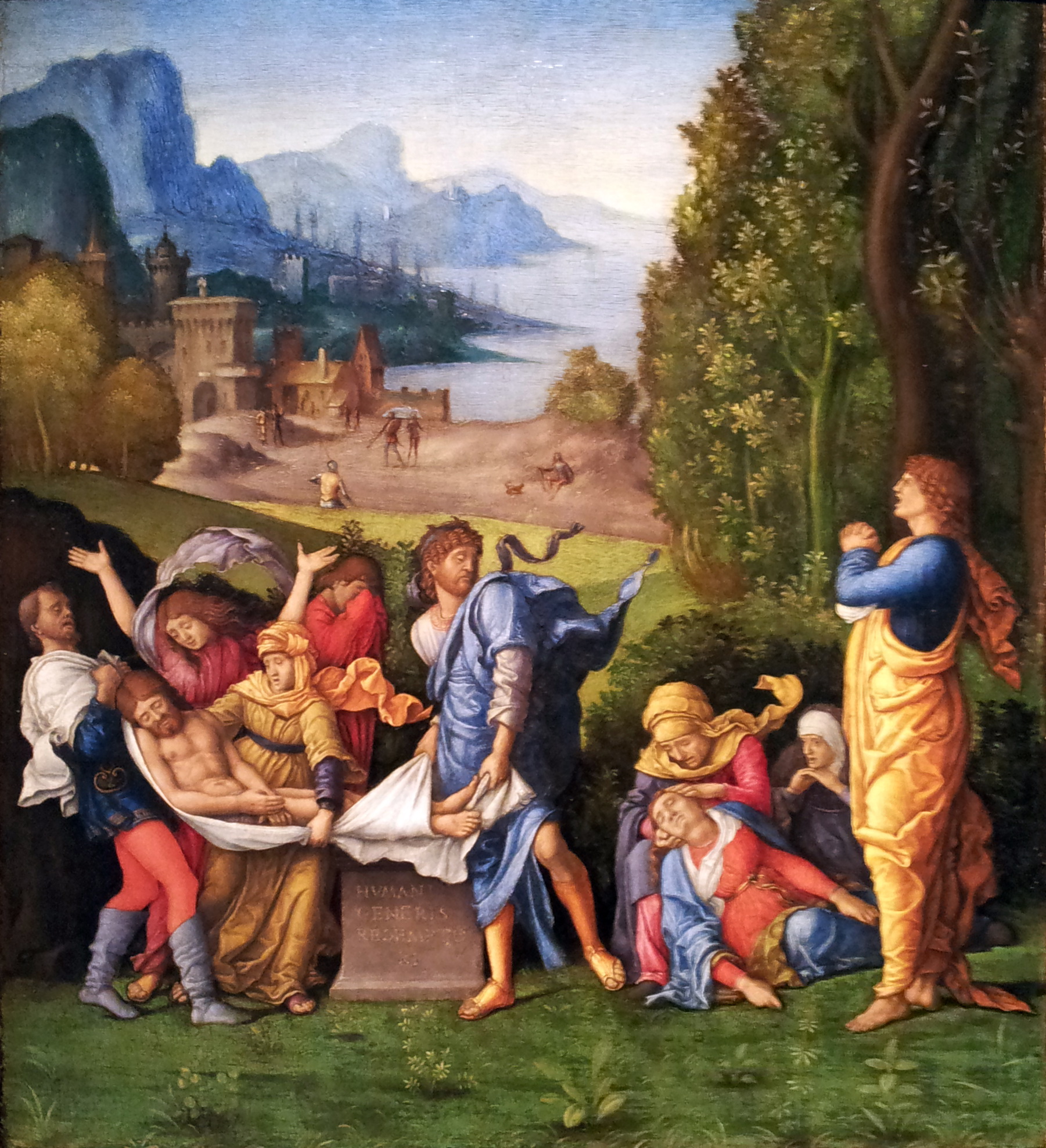 Spencer Alley: Colored Draperies (Painted and Unmortified)