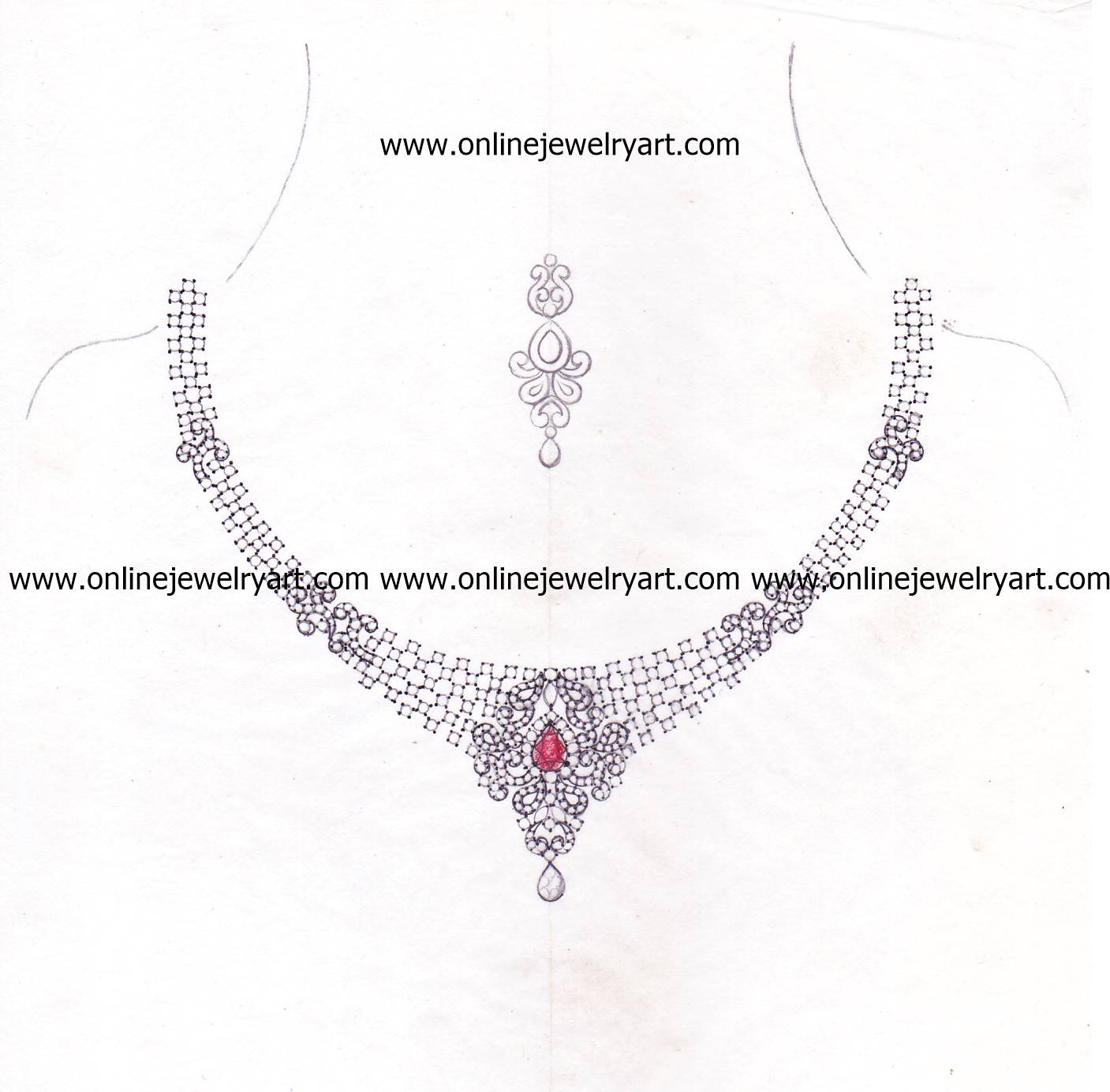 Diamond Necklace Designs | Beautiful Designs Of Diamond Necklace