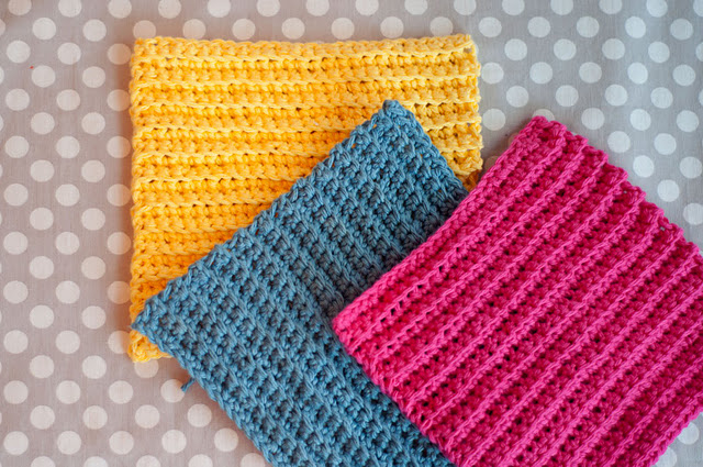 Las Teje y Maneje: CROCHETED DISHCLOTHS