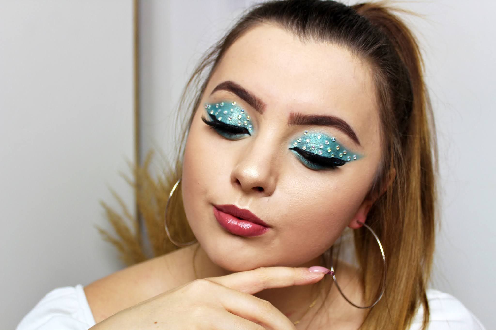 Dusiiiak: Blue and diamonds | makeup