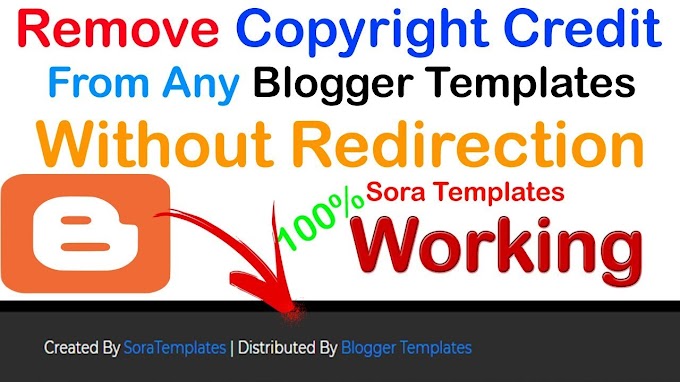 How To Remove Footer Credit Any Blogger Template Remove Blogger Copyright 2020 How To Remove Footer Credit Any Blogger Template Remove Blogger Copyright 2020