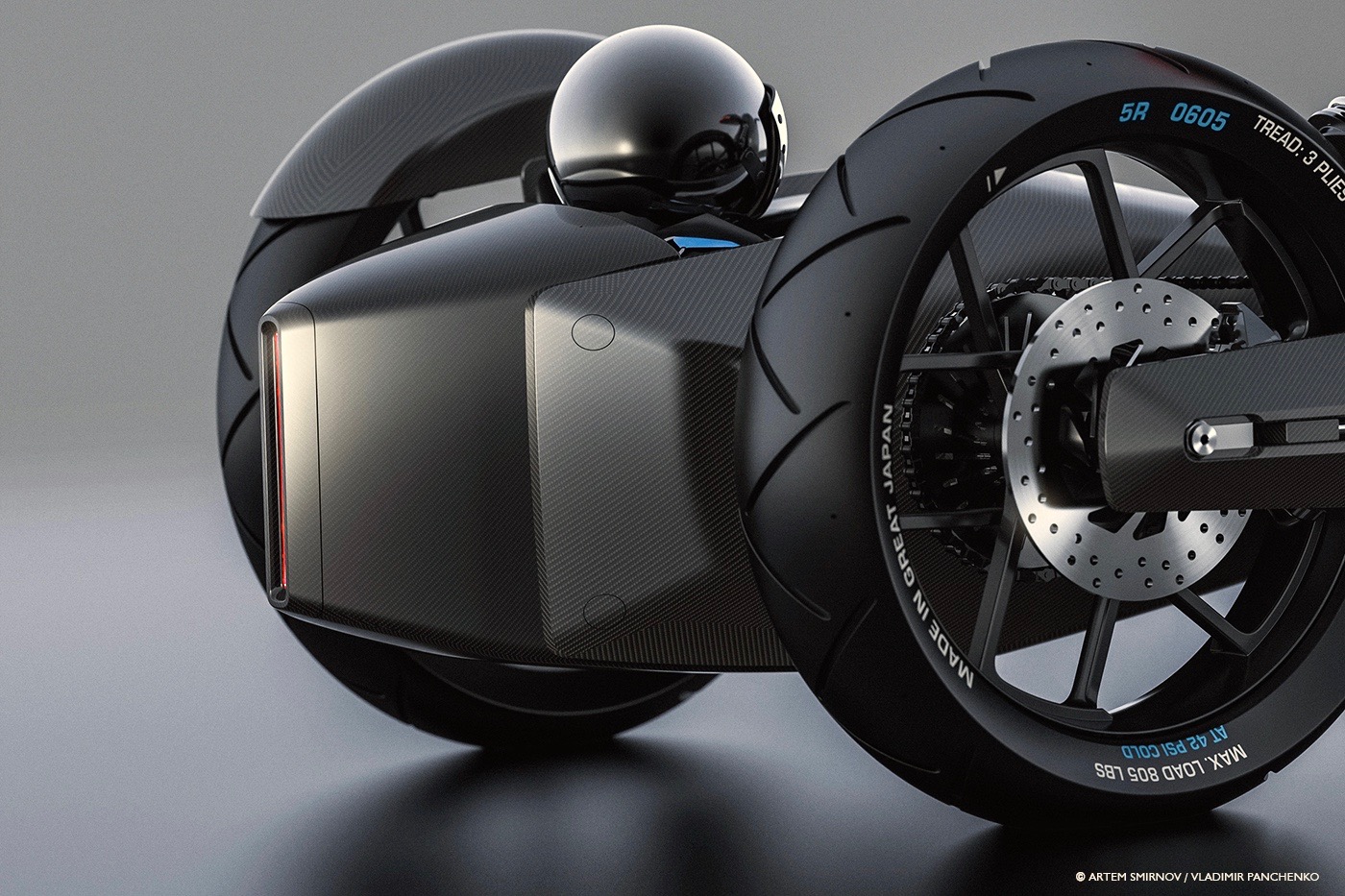 The Motorbike from Great Japan concept - Inazuma café racer