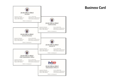 Standard DepED Identification Card design, Visual Identity - Deped Tambayan
