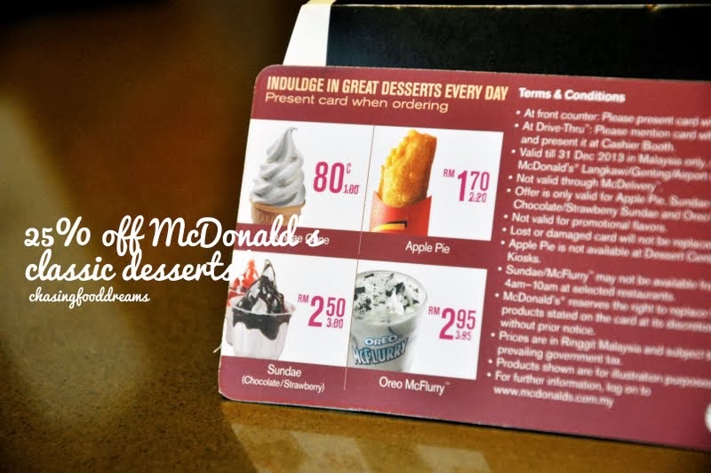 CHASING FOOD DREAMS: McDonald’s GCB is Back with a Sweet Note!