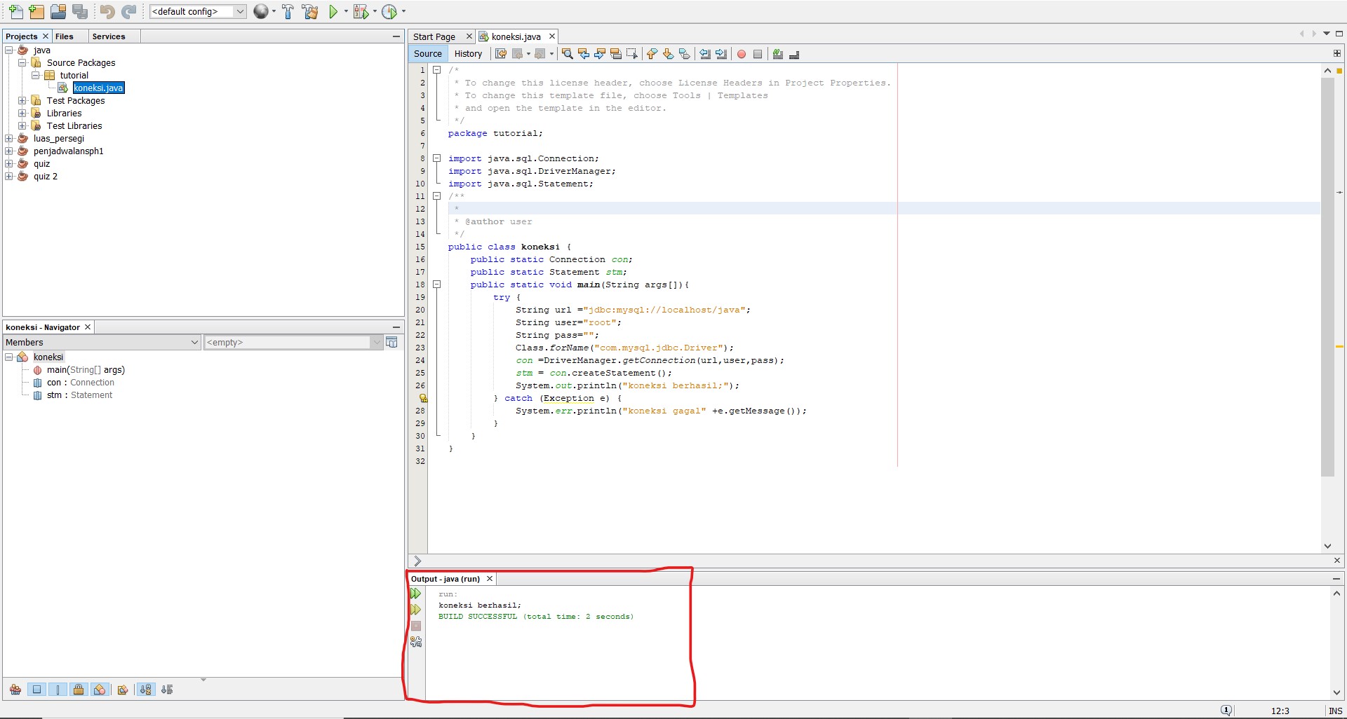Cara Melakukan Koneksi Database Dengan Java