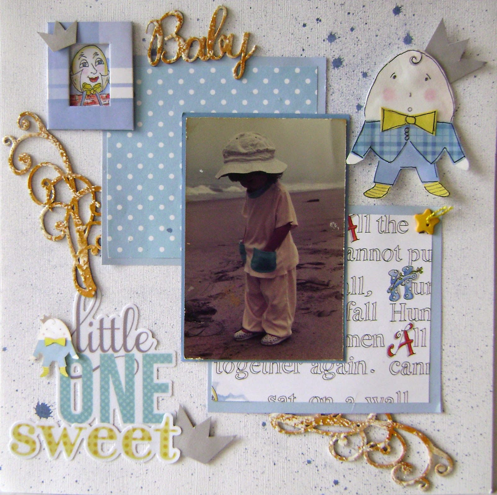 Leaky Shed Studio: Sweet Baby Layout with Veronica (kitsnbitscraps)