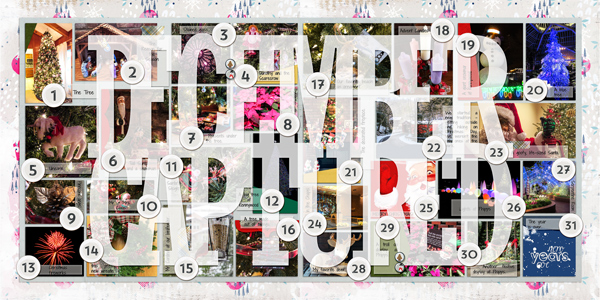 Scrapping with Liz: Document Your December: Cut Outs and Countdown ...