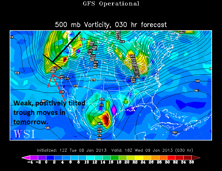 Rob Elvington's NorthState Forecast Blog: Wednesday's System & The Warm ...