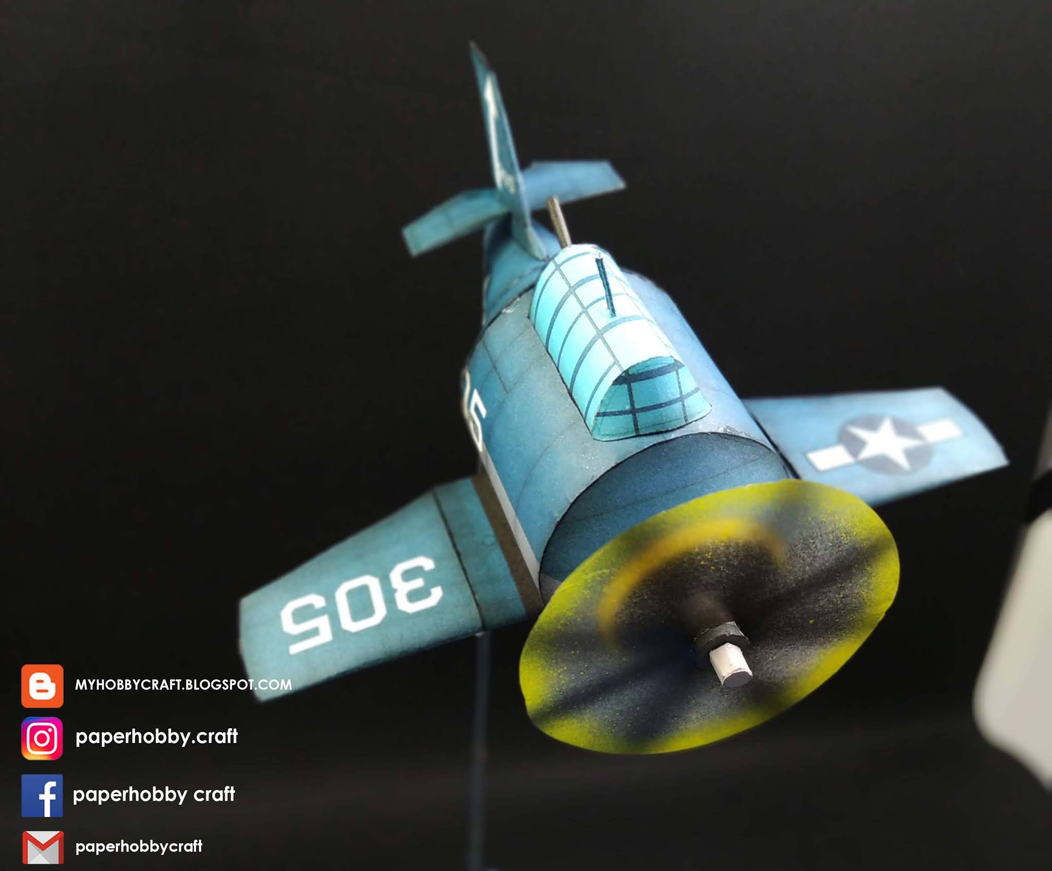 paperhobby: GRUMMAN TBF AVENGER TOON SCALE PAPERMODEL