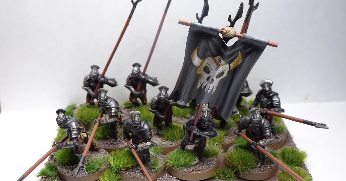 Andy's Wargaming Blog: More for Morgoth: Orc Pikes.