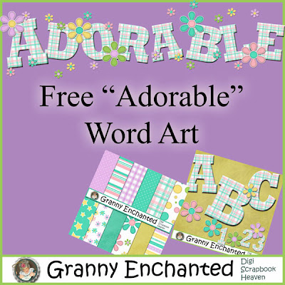 GRANNY ENCHANTED'S BLOG: Free "Babbers" "Adorable" Digital Scrapbook ...