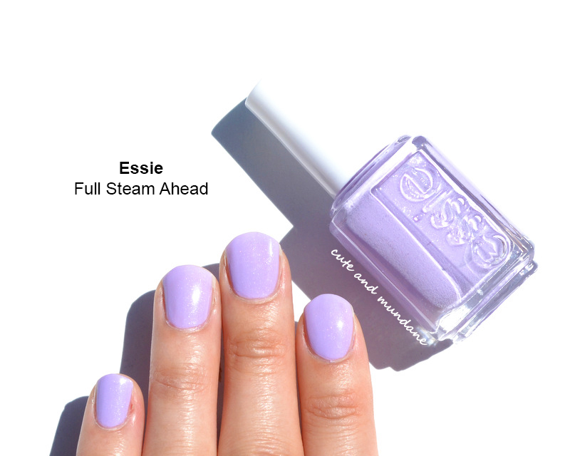 Cute and Mundane: Essie Rock The Boat and Essie Full Steam Ahead nail ...
