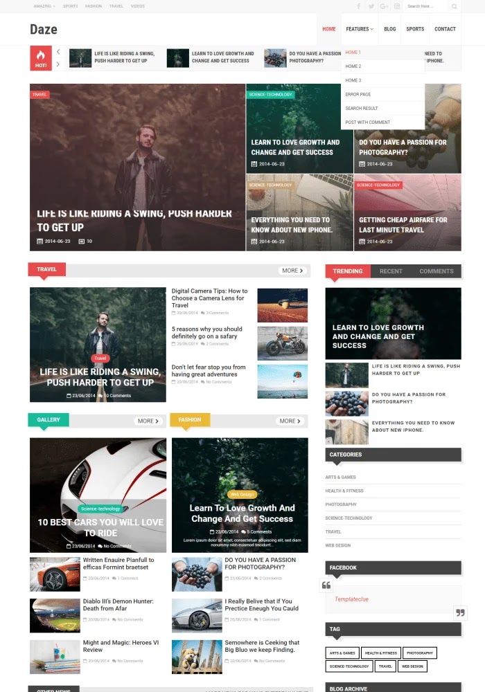 17 Amazing Responsive Blogger Templates 2024 [Professional Mobile ...