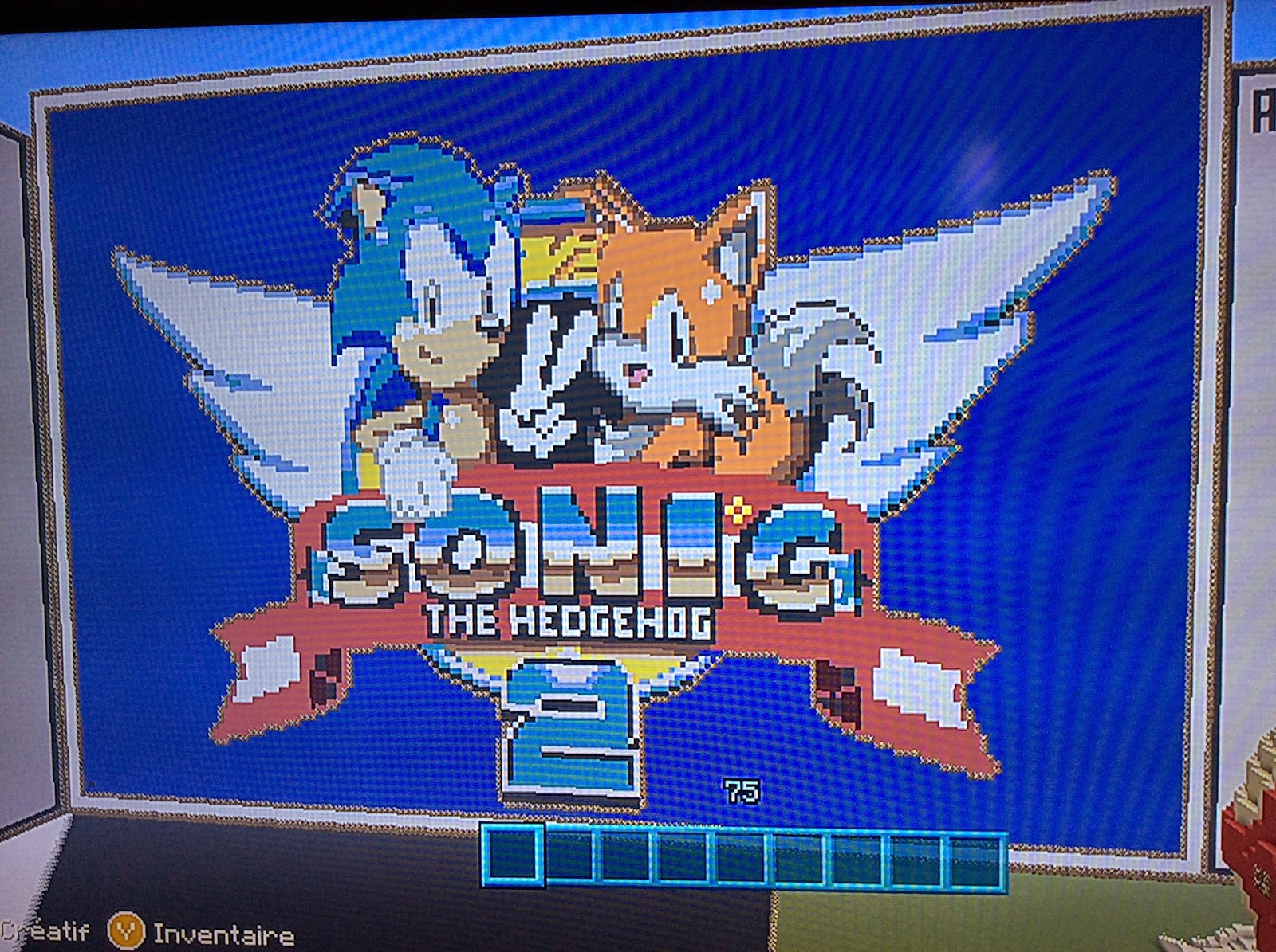 Passion Pixel art: Pixel art Sonic the hedgehog 2